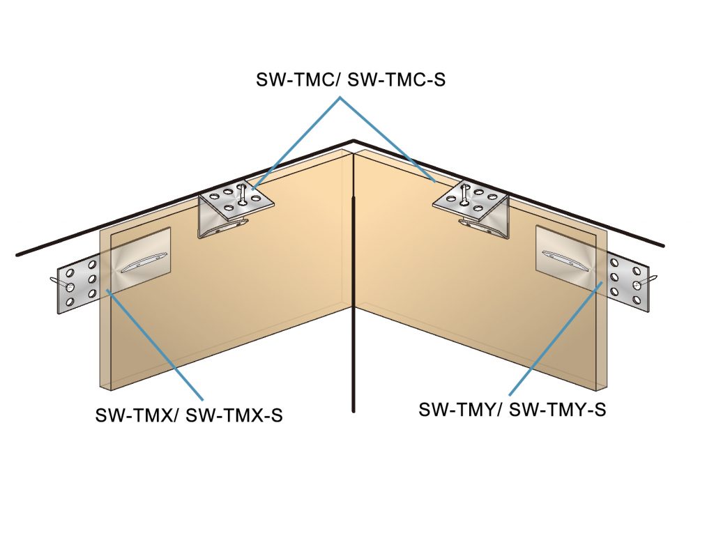 Bracket tile mount (product) - Sunway metal